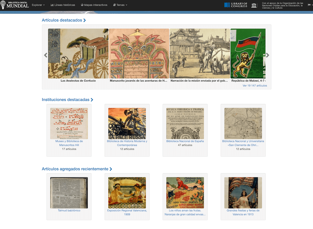 Bibliothèque numérique mondiale - apalfmalaga